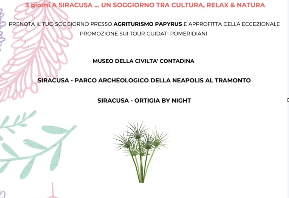TOURSIRACUSA.IT E IL NUOVO INFOPOINT A FONTE CIANE - Siracusa Tour